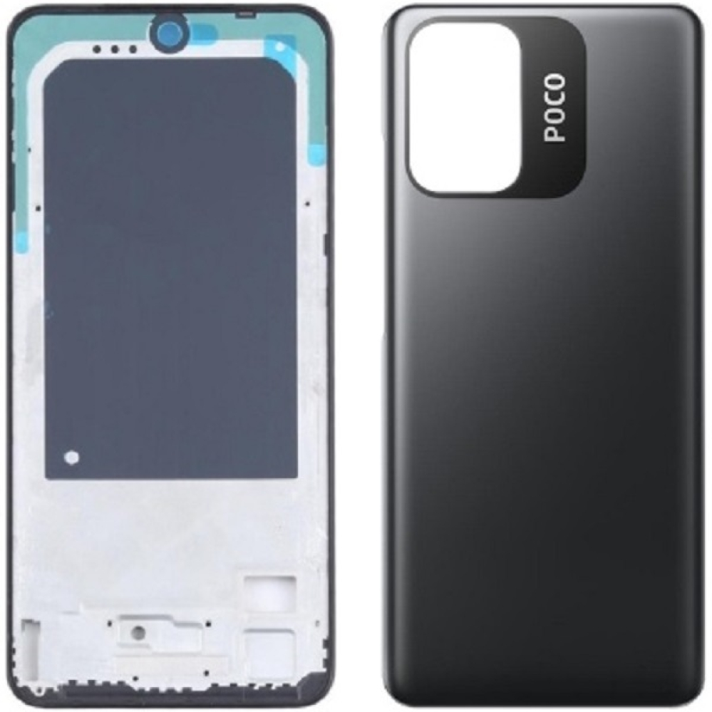 قاب کامل شاسی و فریم شیائومی HOUSING+FRAME XIAOMI POCO M5S - بهار باتری